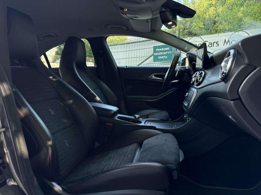 Pelēks Mercedes-Benz CLA 200 2017 Viļņa, ar dzinēja tilpumu 1.60 L un nobraukumu 90 tūkst. km par 18900 €, foto 19 vietnē AUTOMOTO.COM.LV