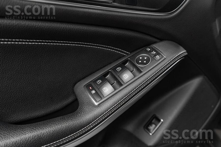 Grey Mercedes-Benz CLA 200 2018 in Riga, with an engine capacity of 1.60 L and mileage of 95 thousand km for 17900 €, photo 16 on AUTOMOTO.COM.LV