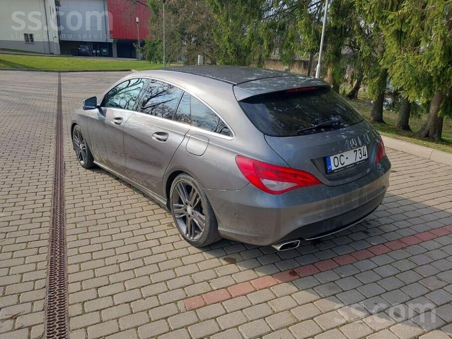 Grey Mercedes-Benz CLA 200 2015 in Aluksne, with an engine capacity of 2.20 L and mileage of 0 thousand km for 9800 €, photo 7 on AUTOMOTO.COM.LV