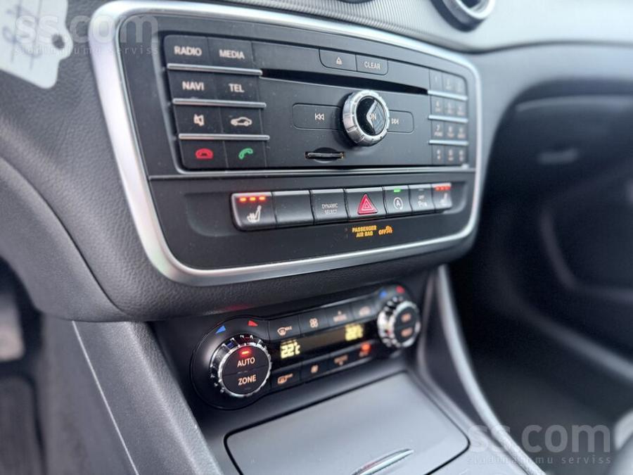 Grey Mercedes-Benz CLA 200 2016 in Riga, with an engine capacity of 2.20 L and mileage of 243 thousand km for 11995 €, photo 17 on AUTOMOTO.COM.LV