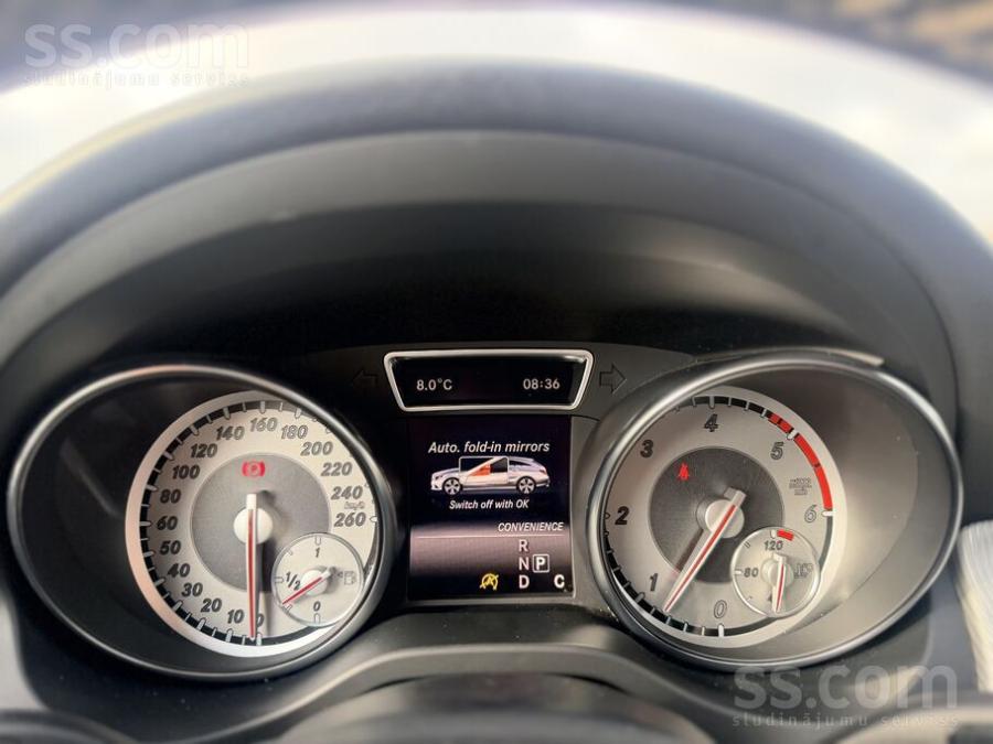 Grey Mercedes-Benz CLA 200 2016 in Riga, with an engine capacity of 2.20 L and mileage of 243 thousand km for 11995 €, photo 19 on AUTOMOTO.COM.LV