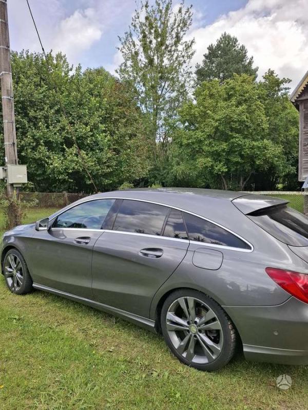 Grey Mercedes-Benz CLA 200 2016 in Kaunas, with an engine capacity of 2.14 L and mileage of 202 thousand km for 9500 €, photo 1 on AUTOMOTO.COM.LV