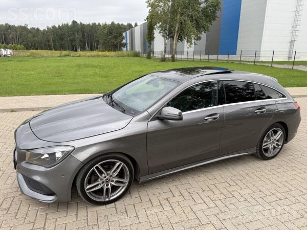 Grey Mercedes-Benz CLA 200 2017 in Riga, with an engine capacity of 2.00 L and mileage of 251 thousand km for 9990 €, photo 1 on AUTOMOTO.COM.LV