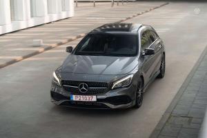 Grey Mercedes-Benz CLA 200 2018 in Vilnius, with an engine capacity of 2.14 L and mileage of 183 thousand km for 14200 €, photo 3 on AUTOMOTO.COM.LV
