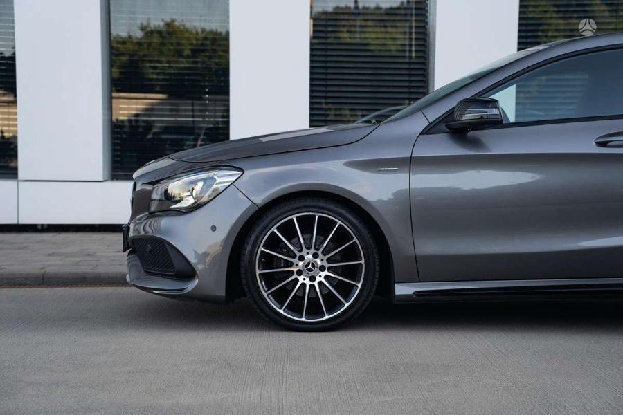 Grey Mercedes-Benz CLA 200 2018 in Vilnius, with an engine capacity of 2.14 L and mileage of 183 thousand km for 14200 €, photo 12 on AUTOMOTO.COM.LV