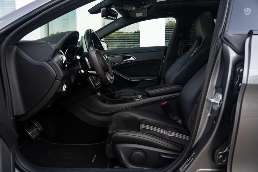 Grey Mercedes-Benz CLA 200 2018 in Vilnius, with an engine capacity of 2.14 L and mileage of 183 thousand km for 14200 €, photo 18 on AUTOMOTO.COM.LV