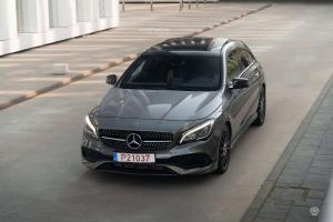 Grey Mercedes-Benz CLA 200 2018 in Vilnius, with an engine capacity of 2.14 L and mileage of 183 thousand km for 13800 €, photo 3 on AUTOMOTO.COM.LV