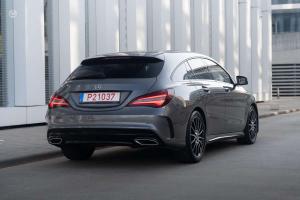 Grey Mercedes-Benz CLA 200 2018 in Vilnius, with an engine capacity of 2.14 L and mileage of 183 thousand km for 13800 €, photo 8 on AUTOMOTO.COM.LV