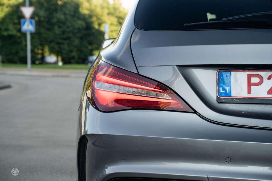 Grey Mercedes-Benz CLA 200 2018 in Vilnius, with an engine capacity of 2.14 L and mileage of 183 thousand km for 13800 €, photo 11 on AUTOMOTO.COM.LV