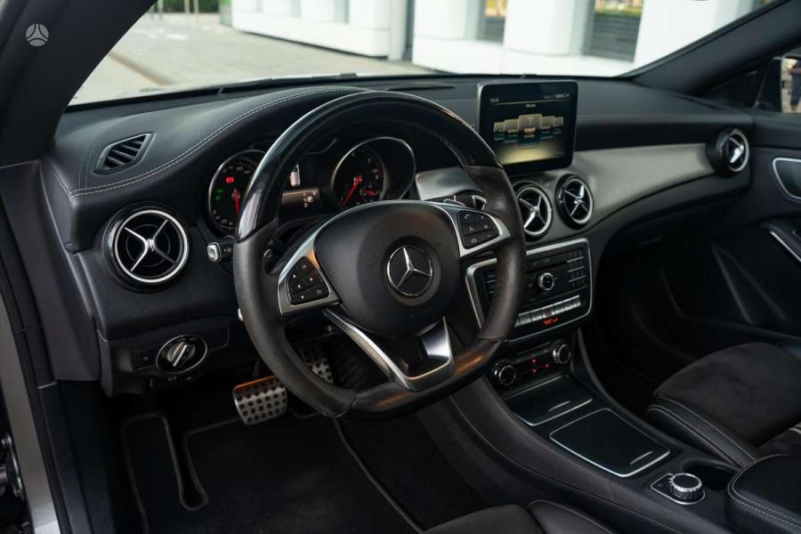 Grey Mercedes-Benz CLA 200 2018 in Vilnius, with an engine capacity of 2.14 L and mileage of 183 thousand km for 13800 €, photo 16 on AUTOMOTO.COM.LV