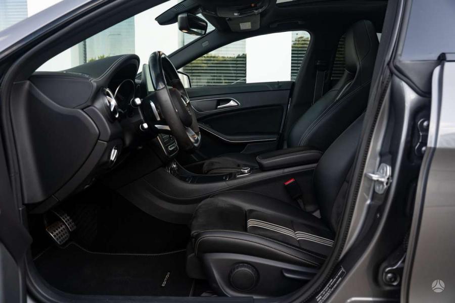 Grey Mercedes-Benz CLA 200 2018 in Vilnius, with an engine capacity of 2.14 L and mileage of 183 thousand km for 13800 €, photo 18 on AUTOMOTO.COM.LV