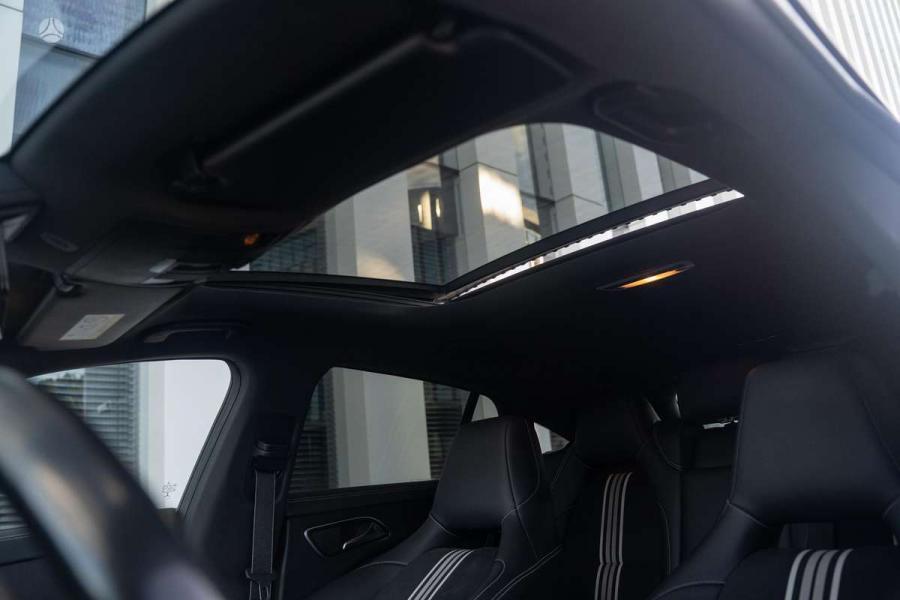 Grey Mercedes-Benz CLA 200 2018 in Vilnius, with an engine capacity of 2.14 L and mileage of 183 thousand km for 13800 €, photo 37 on AUTOMOTO.COM.LV
