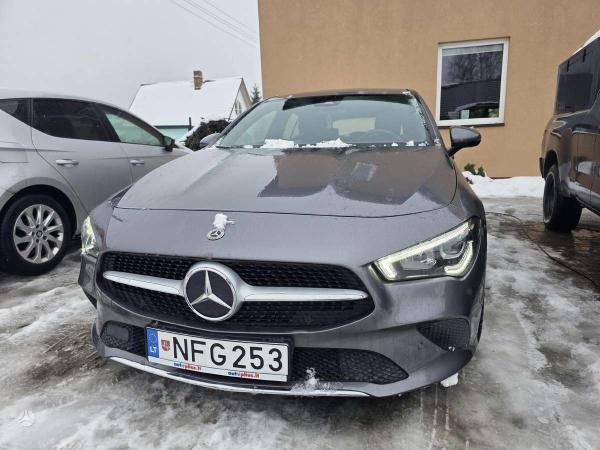 Grey Mercedes-Benz CLA 200 2020 in Vilnius, with an engine capacity of 1.95 L and mileage of 222 thousand km for 16500 €, photo 1 on AUTOMOTO.COM.LV