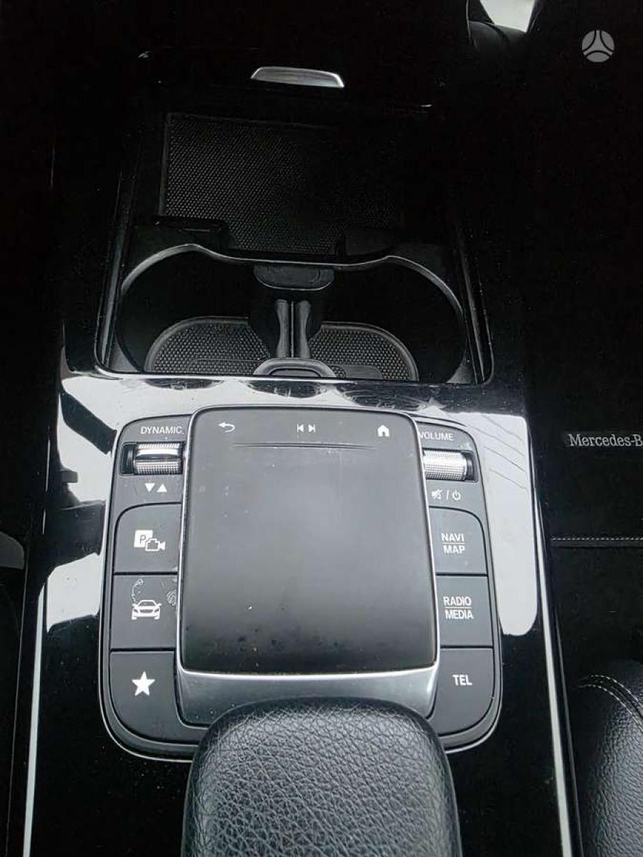 Grey Mercedes-Benz CLA 200 2020 in Vilnius, with an engine capacity of 1.95 L and mileage of 223 thousand km for 15950 €, photo 15 on AUTOMOTO.COM.LV