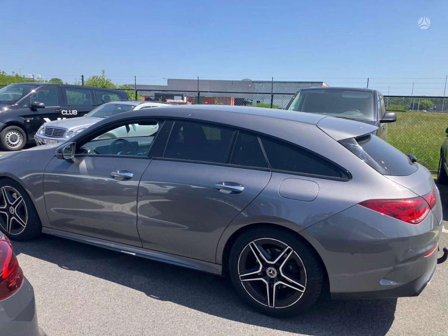 Grey Mercedes-Benz CLA 200 2020 in Palanga, with an engine capacity of 1.95 L and mileage of 172 thousand km for 18500 €, photo 3 on AUTOMOTO.COM.LV