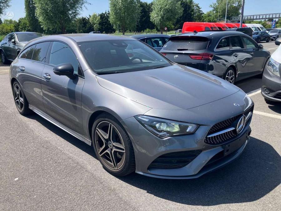 Grey Mercedes-Benz CLA 200 2020 in Palanga, with an engine capacity of 1.95 L and mileage of 172 thousand km for 18500 €, photo 8 on AUTOMOTO.COM.LV