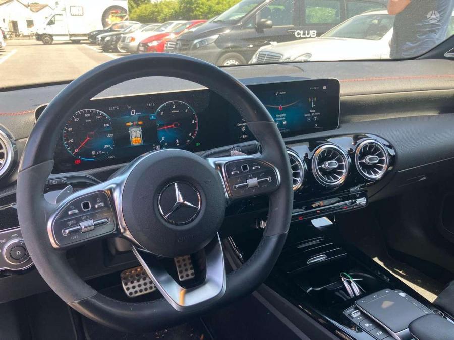 Grey Mercedes-Benz CLA 200 2020 in Palanga, with an engine capacity of 1.95 L and mileage of 172 thousand km for 18500 €, photo 11 on AUTOMOTO.COM.LV
