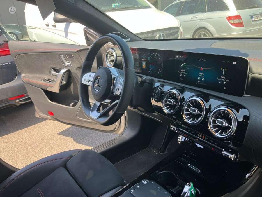 Grey Mercedes-Benz CLA 200 2020 in Palanga, with an engine capacity of 1.95 L and mileage of 172 thousand km for 18500 €, photo 13 on AUTOMOTO.COM.LV