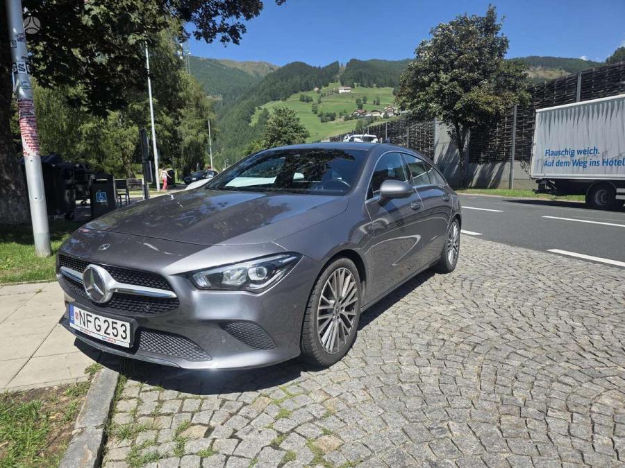 Grey Mercedes-Benz CLA 200 2020 in Vilnius, with an engine capacity of 1.95 L and mileage of 227 thousand km for 15750 €, photo 1 on AUTOMOTO.COM.LV