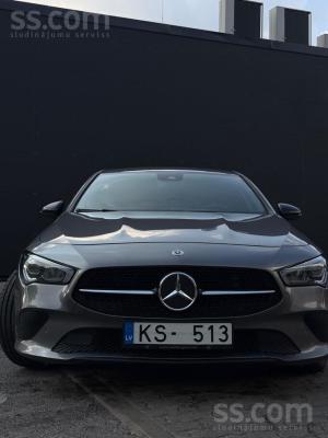 Grey Mercedes-Benz CLA 200 2021 in Riga, with an engine capacity of 2.00 L and mileage of 110 thousand km for 23600 €, photo 3 on AUTOMOTO.COM.LV