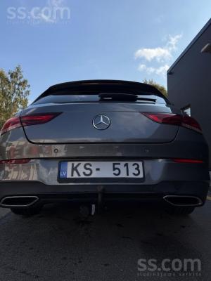 Grey Mercedes-Benz CLA 200 2021 in Riga, with an engine capacity of 2.00 L and mileage of 110 thousand km for 23600 €, photo 6 on AUTOMOTO.COM.LV
