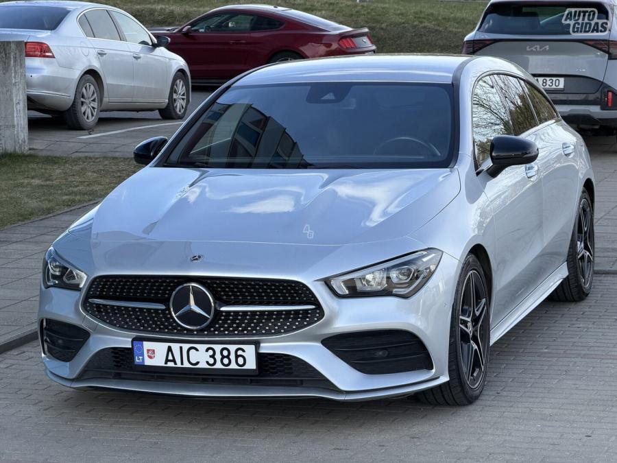 Pelēks Mercedes-Benz CLA 200 2022 Viļņa, ar dzinēja tilpumu 2.00 L un nobraukumu 222 tūkst. km par 20000 €, foto 1 vietnē AUTOMOTO.COM.LV
