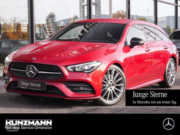 Sarkans Mercedes-Benz CLA 200 2021 Kauņa, ar dzinēja tilpumu 1.30 L un nobraukumu 53 tūkst. km par 28632 €, foto 1 vietnē AUTOMOTO.COM.LV