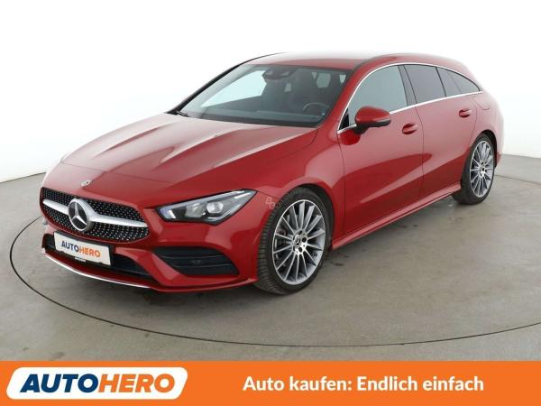 Sarkans Mercedes-Benz CLA 200 2021 Kauņa, ar dzinēja tilpumu 1.30 L un nobraukumu 29 tūkst. km par 30898 €, foto 1 vietnē AUTOMOTO.COM.LV