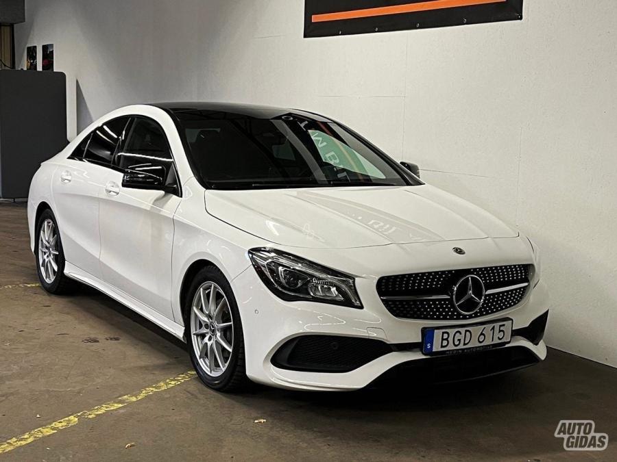 White Mercedes-Benz CLA 200 2019 in Kaunas, with an engine capacity of 0.00 L and mileage of 88 thousand km for 22867 €, photo 5 on AUTOMOTO.COM.LV