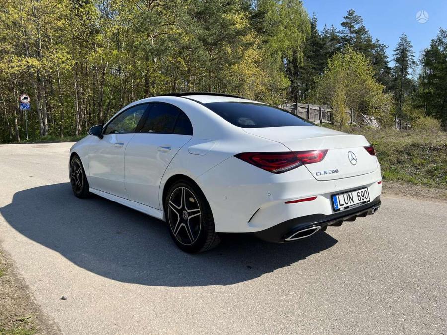 Balts Mercedes-Benz CLA 200 2020 Viļņa, ar dzinēja tilpumu 1.33 L un nobraukumu 107 tūkst. km par 26840 €, foto 5 vietnē AUTOMOTO.COM.LV