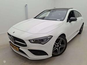White Mercedes-Benz CLA 200 2022 in Vilnius, with an engine capacity of 1.33 L and mileage of 160 thousand km for 23474 €, photo  on AUTOMOTO.COM.LV