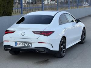 White Mercedes-Benz CLA 200 2024 in Vilnius, with an engine capacity of 1.30 L and mileage of 26 thousand km for 37900 €, photo 8 on AUTOMOTO.COM.LV