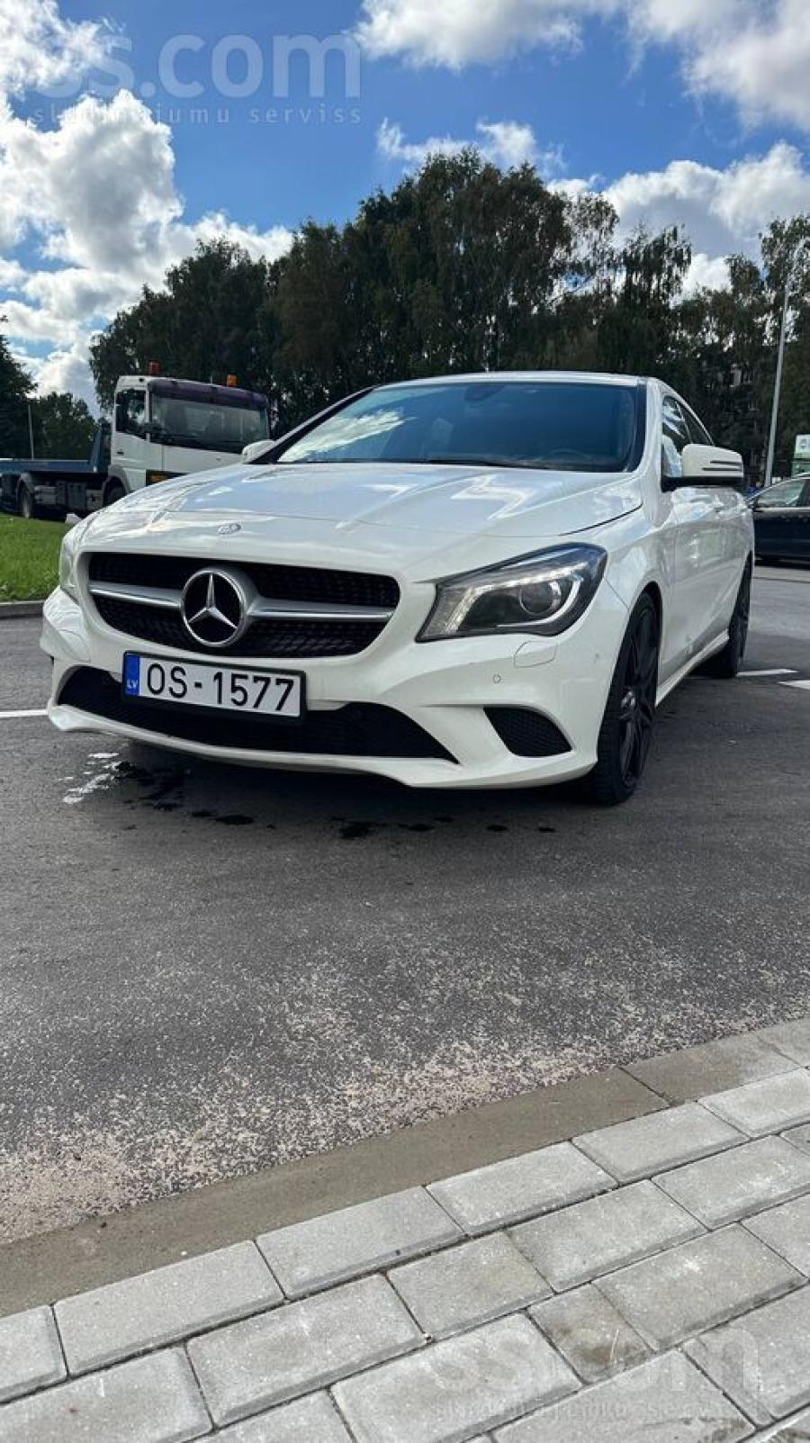 Balts Mercedes-Benz CLA 200 2016 Rīga, ar dzinēja tilpumu 2.20 L un nobraukumu 306 tūkst. km par 9500 €, foto 1 vietnē AUTOMOTO.COM.LV