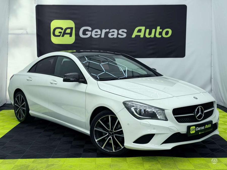 Balts Mercedes-Benz CLA 200 2015 Viļņa, ar dzinēja tilpumu 2.14 L un nobraukumu 81 tūkst. km par 12100 €, foto 4 vietnē AUTOMOTO.COM.LV