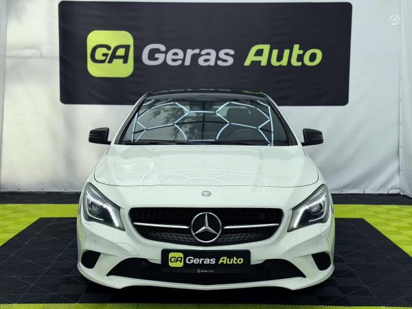 White Mercedes-Benz CLA 200 2015 in Vilnius, with an engine capacity of 2.14 L and mileage of 81 thousand km for 12100 €, photo 7 on AUTOMOTO.COM.LV