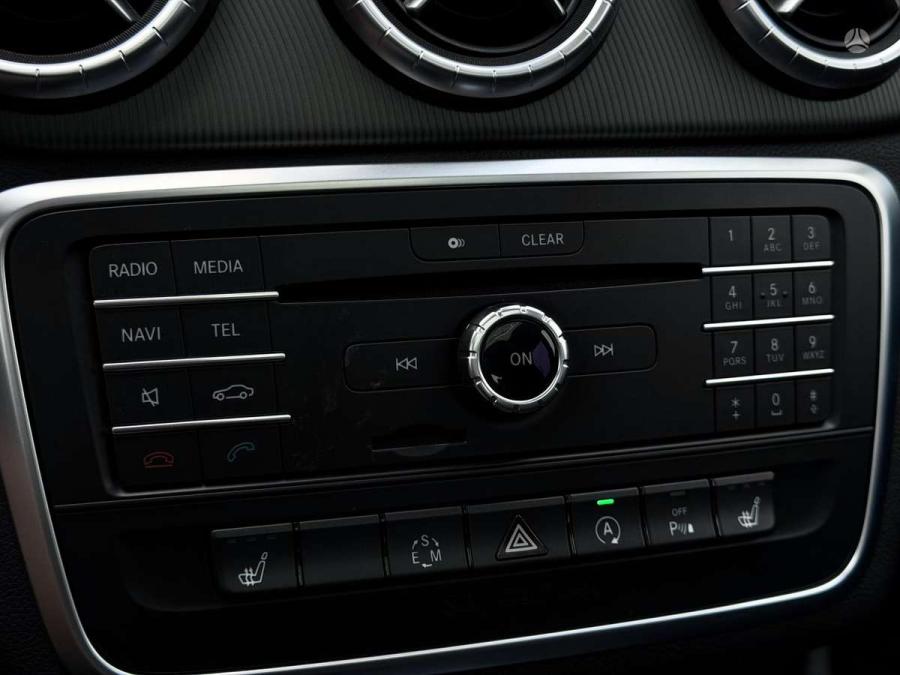Balts Mercedes-Benz CLA 200 2015 Viļņa, ar dzinēja tilpumu 2.14 L un nobraukumu 81 tūkst. km par 12100 €, foto 22 vietnē AUTOMOTO.COM.LV