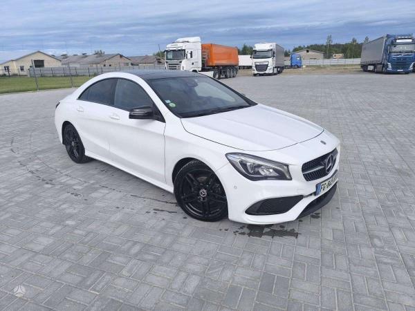White Mercedes-Benz CLA 200 2019 in Taurage, with an engine capacity of 2.20 L and mileage of 267 thousand km for 12800 €, photo 1 on AUTOMOTO.COM.LV