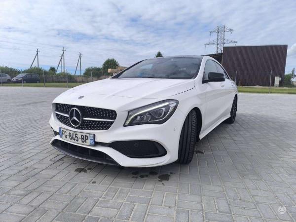 White Mercedes-Benz CLA 200 2019 in Taurage, with an engine capacity of 2.20 L and mileage of 267 thousand km for 12800 €, photo 6 on AUTOMOTO.COM.LV