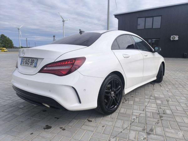White Mercedes-Benz CLA 200 2019 in Taurage, with an engine capacity of 2.20 L and mileage of 267 thousand km for 12800 €, photo 9 on AUTOMOTO.COM.LV