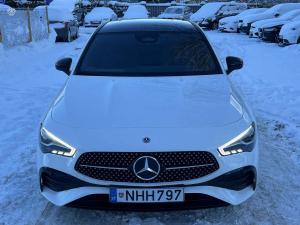 White Mercedes-Benz CLA 200 2024 in Vilnius, with an engine capacity of 1.33 L and mileage of 26 thousand km for 39000 €, photo 10 on AUTOMOTO.COM.LV