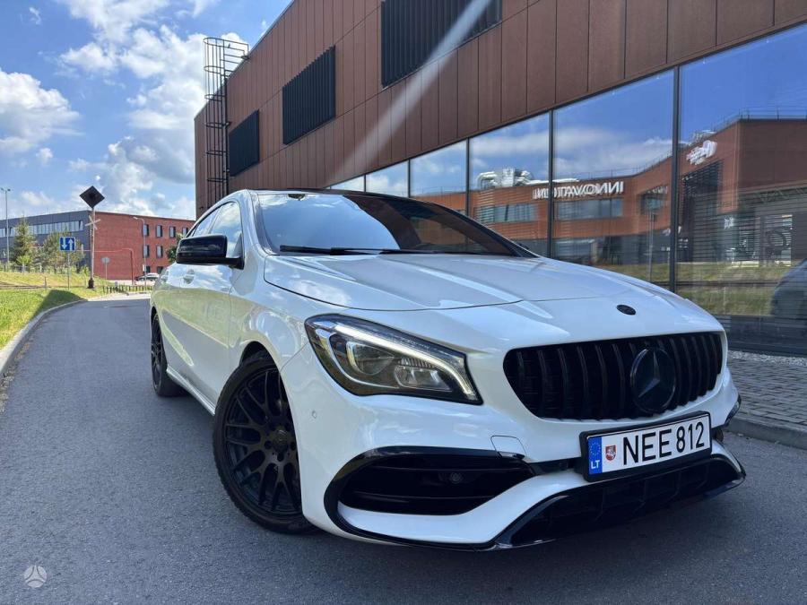 White Mercedes-Benz CLA 200 2016 in Klaipeda, with an engine capacity of 2.14 L and mileage of 331 thousand km for 11000 €, photo 1 on AUTOMOTO.COM.LV