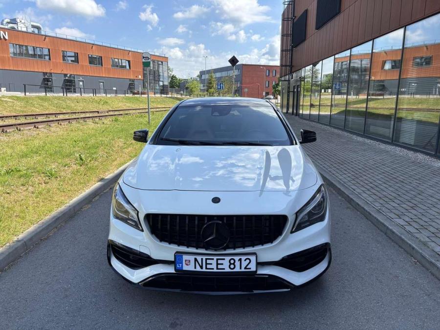 White Mercedes-Benz CLA 200 2016 in Klaipeda, with an engine capacity of 2.14 L and mileage of 331 thousand km for 11000 €, photo 4 on AUTOMOTO.COM.LV