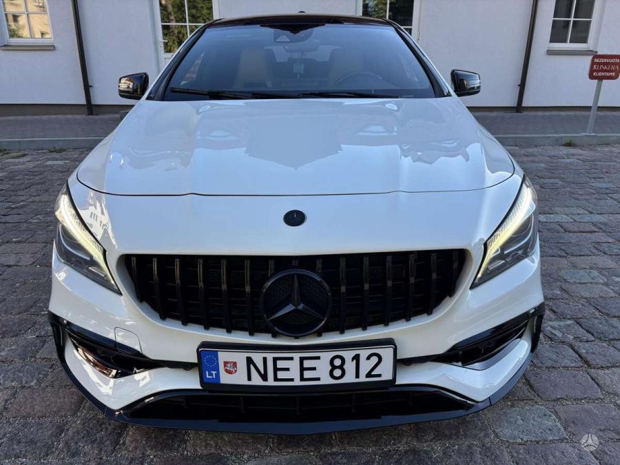 White Mercedes-Benz CLA 200 2016 in Klaipeda, with an engine capacity of 2.14 L and mileage of 331 thousand km for 11000 €, photo 27 on AUTOMOTO.COM.LV