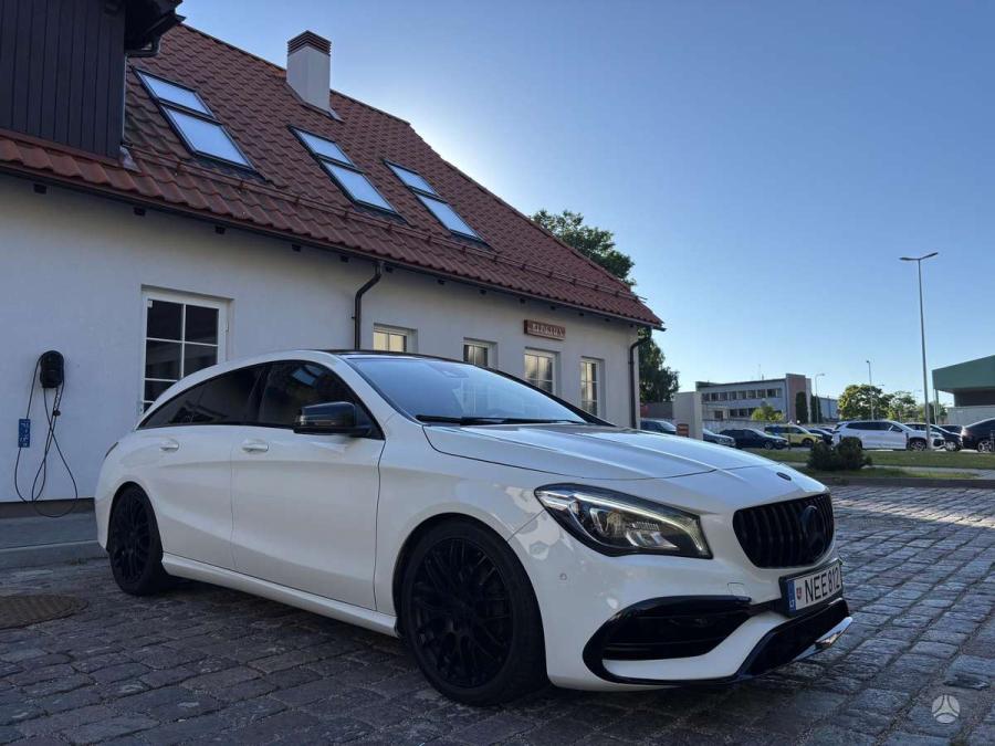 White Mercedes-Benz CLA 200 2016 in Klaipeda, with an engine capacity of 2.14 L and mileage of 331 thousand km for 11000 €, photo 29 on AUTOMOTO.COM.LV