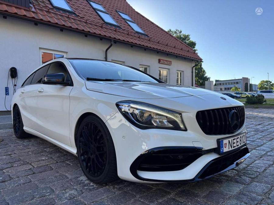 White Mercedes-Benz CLA 200 2016 in Klaipeda, with an engine capacity of 2.14 L and mileage of 331 thousand km for 11000 €, photo 33 on AUTOMOTO.COM.LV