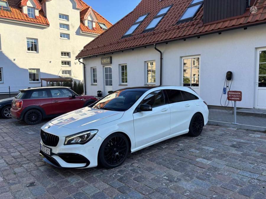 White Mercedes-Benz CLA 200 2016 in Klaipeda, with an engine capacity of 2.14 L and mileage of 331 thousand km for 11000 €, photo 38 on AUTOMOTO.COM.LV