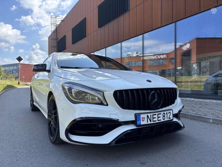 White Mercedes-Benz CLA 200 2016 in Klaipeda, with an engine capacity of 2.14 L and mileage of 331 thousand km for 11000 €, photo 40 on AUTOMOTO.COM.LV