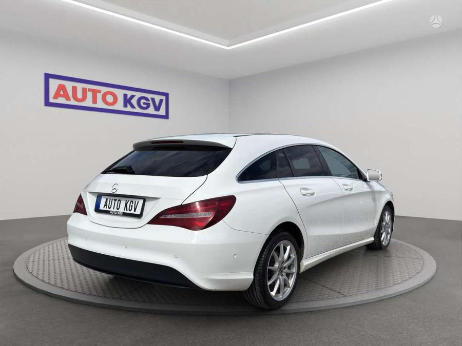 White Mercedes-Benz CLA 200 2018 in Kaunas, with an engine capacity of 2.10 L and mileage of 273 thousand km for 14699 €, photo 6 on AUTOMOTO.COM.LV
