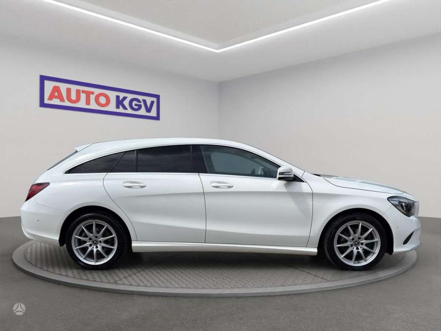 White Mercedes-Benz CLA 200 2018 in Kaunas, with an engine capacity of 2.10 L and mileage of 273 thousand km for 14699 €, photo 7 on AUTOMOTO.COM.LV