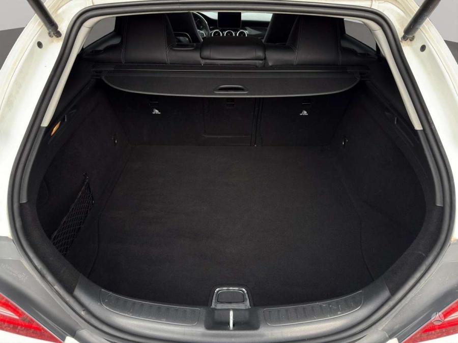 White Mercedes-Benz CLA 200 2018 in Kaunas, with an engine capacity of 2.10 L and mileage of 273 thousand km for 14699 €, photo 12 on AUTOMOTO.COM.LV